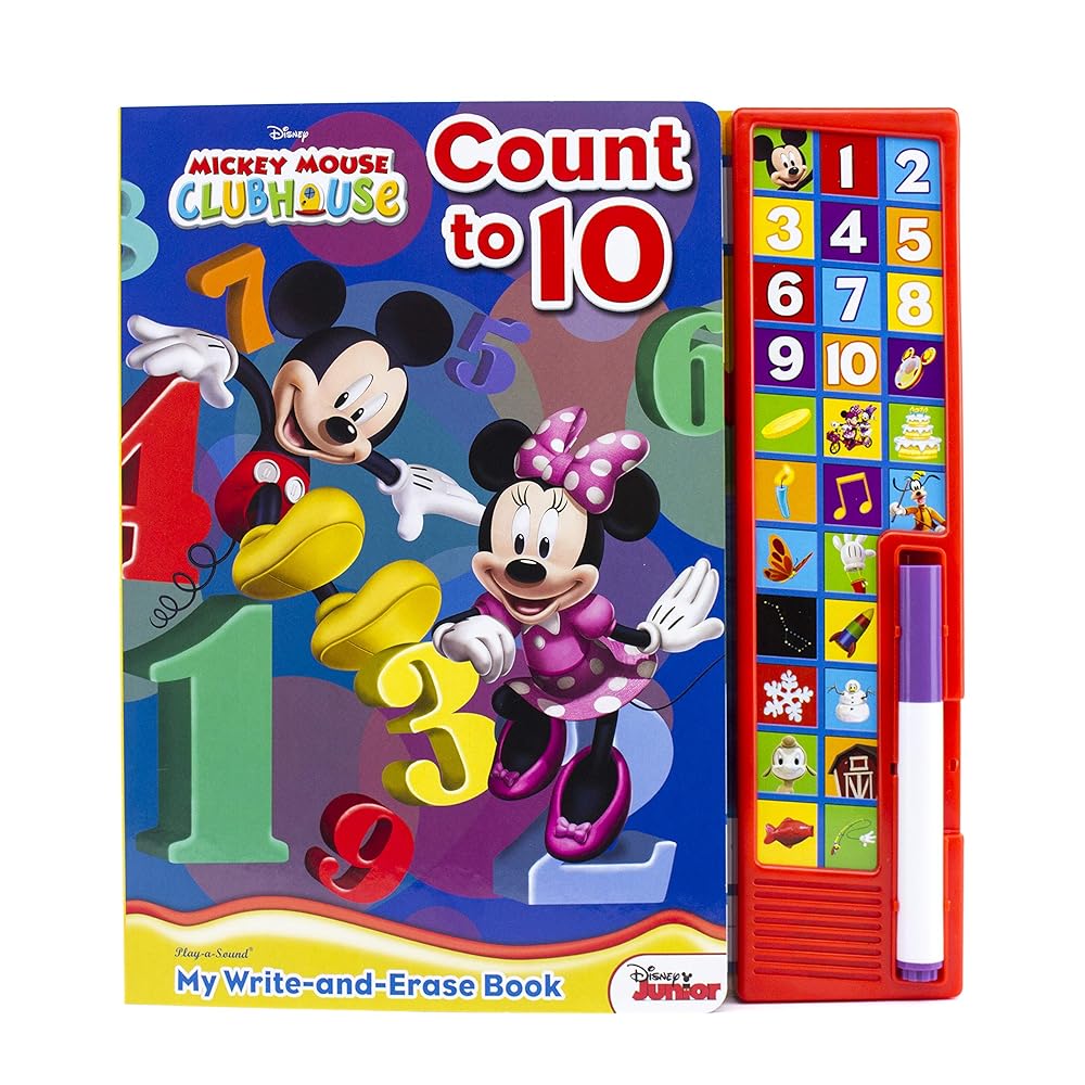 Disney Mickey Mouse Clubhouse - Count To 10 My Write-And-Erase Board S ...