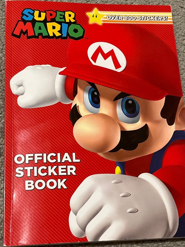 Super Mario Official Sticker Book | Steve Foxe – Funzone