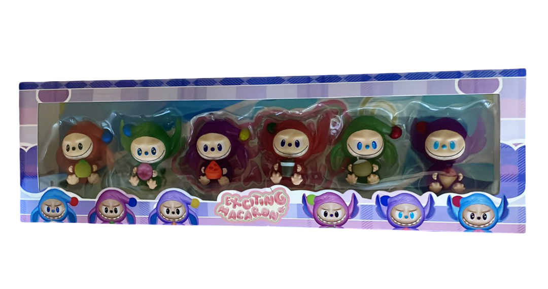 Labubu Glow Plastic Figure 6 pcs – Funzone
