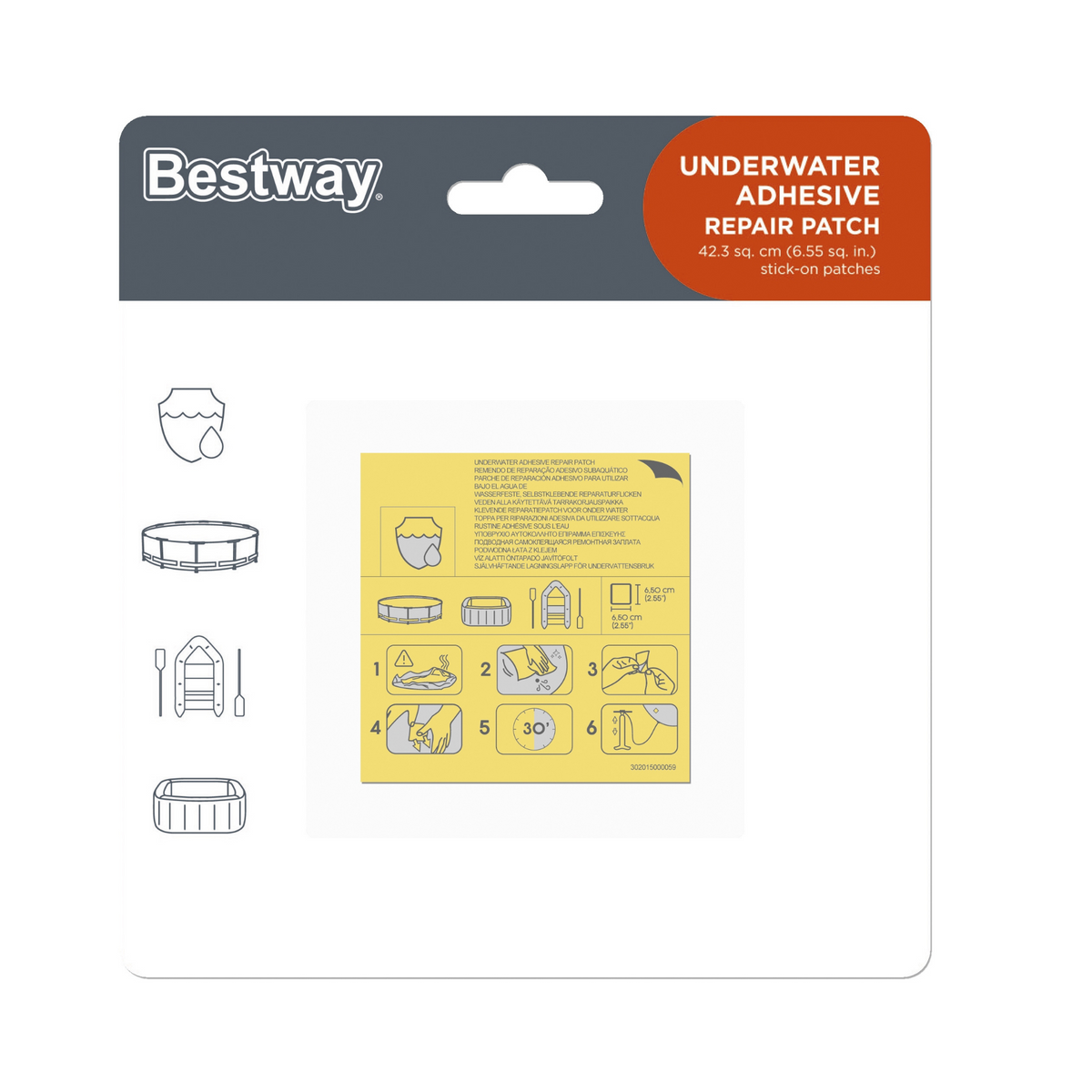 Bestway Underwater Adhesiv Repair Patch – Funzone