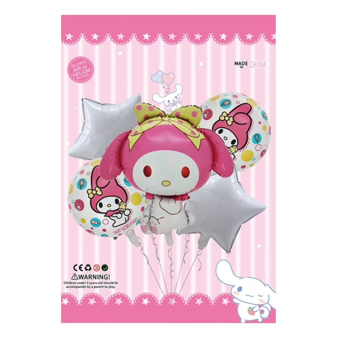 My Melody Helium Balloons - 5 Pcs Set – Funzone