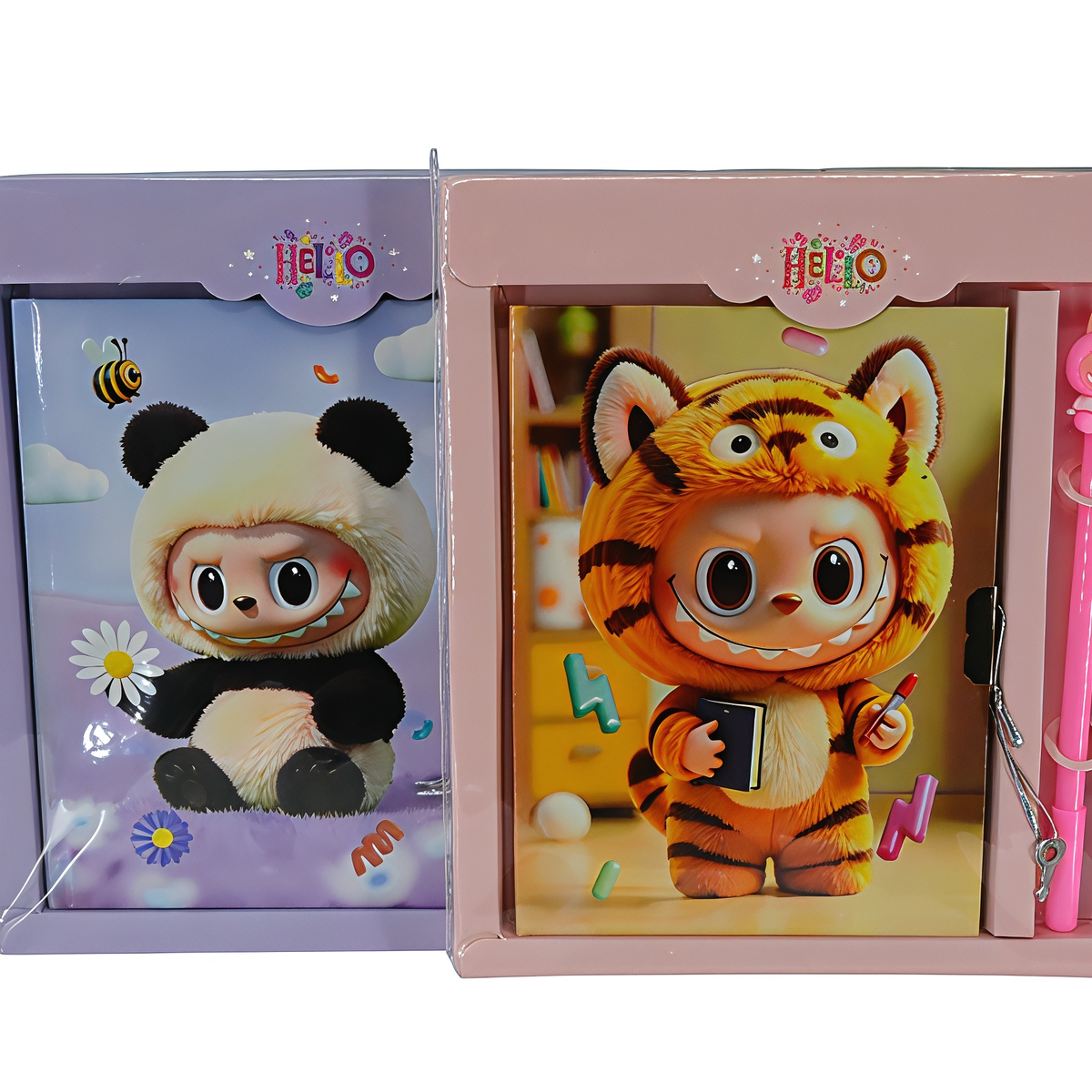 Labubu Notebook with Pen (Assorted Designs, Sold as Single) – Funzone