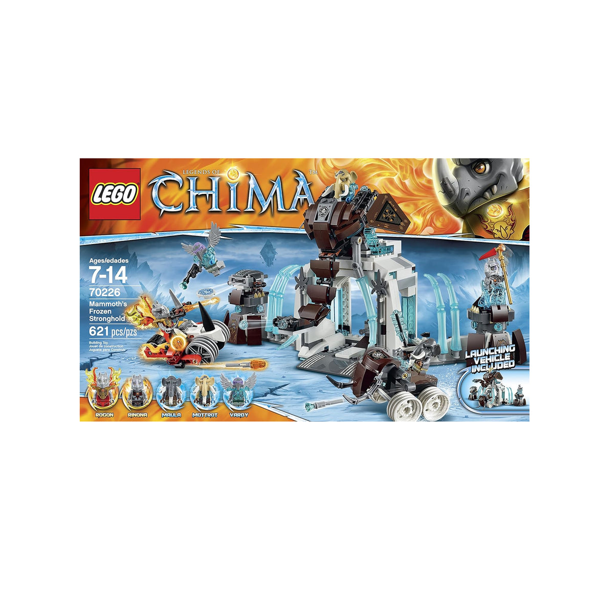 LEGO Legends of Chima Mammoth's Frozen Stronghold Building Kit – Funzone