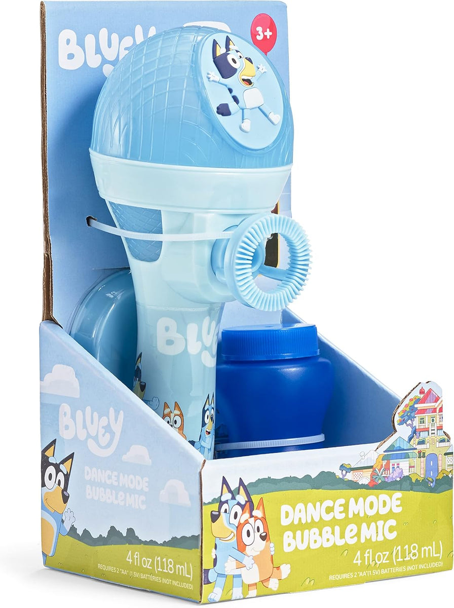 Bluey Dance Mode Bubble Machine & Microphone – Funzone