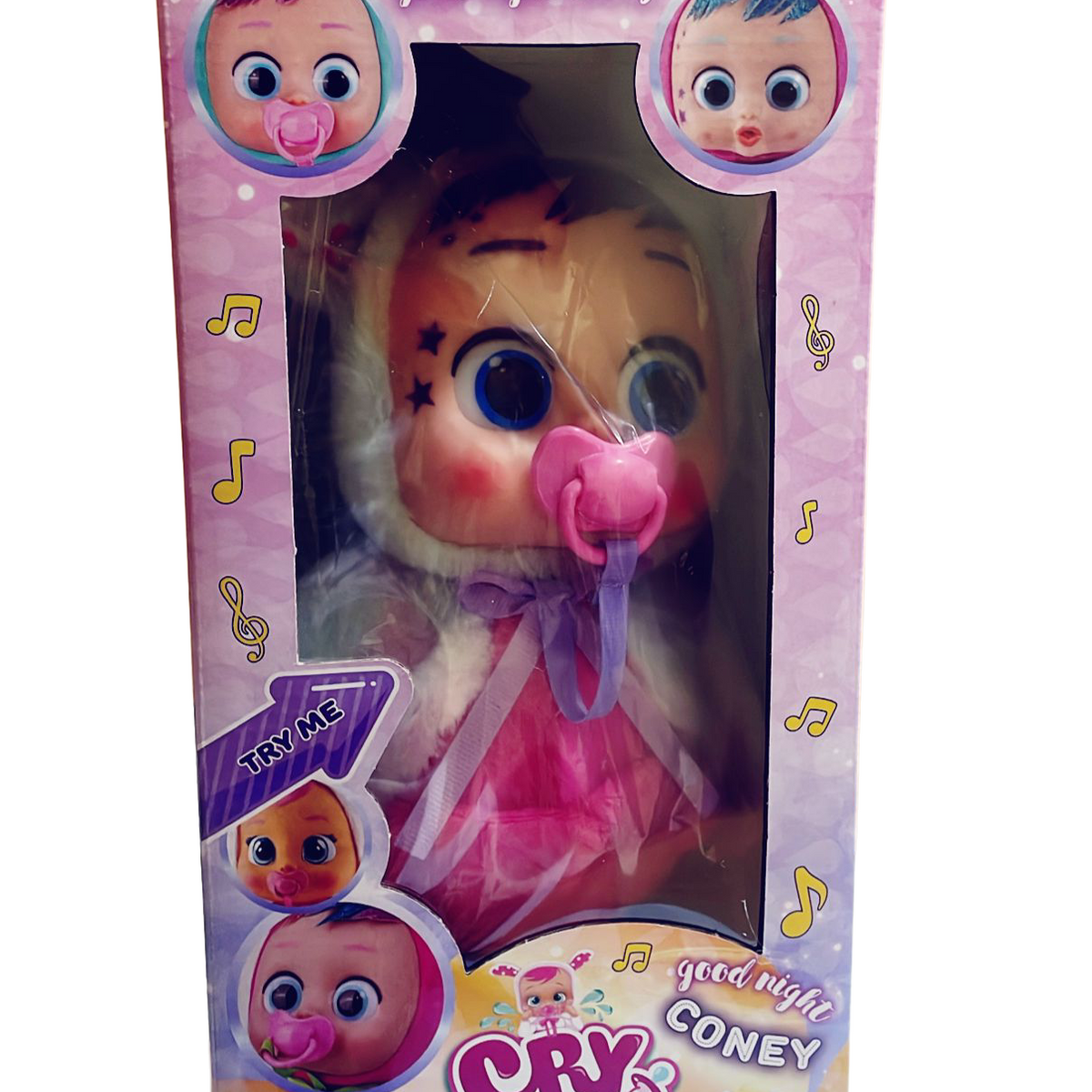 Cry Baby Singing Doll Interactive Toy (Assorted Colors, Sold As Single ...
