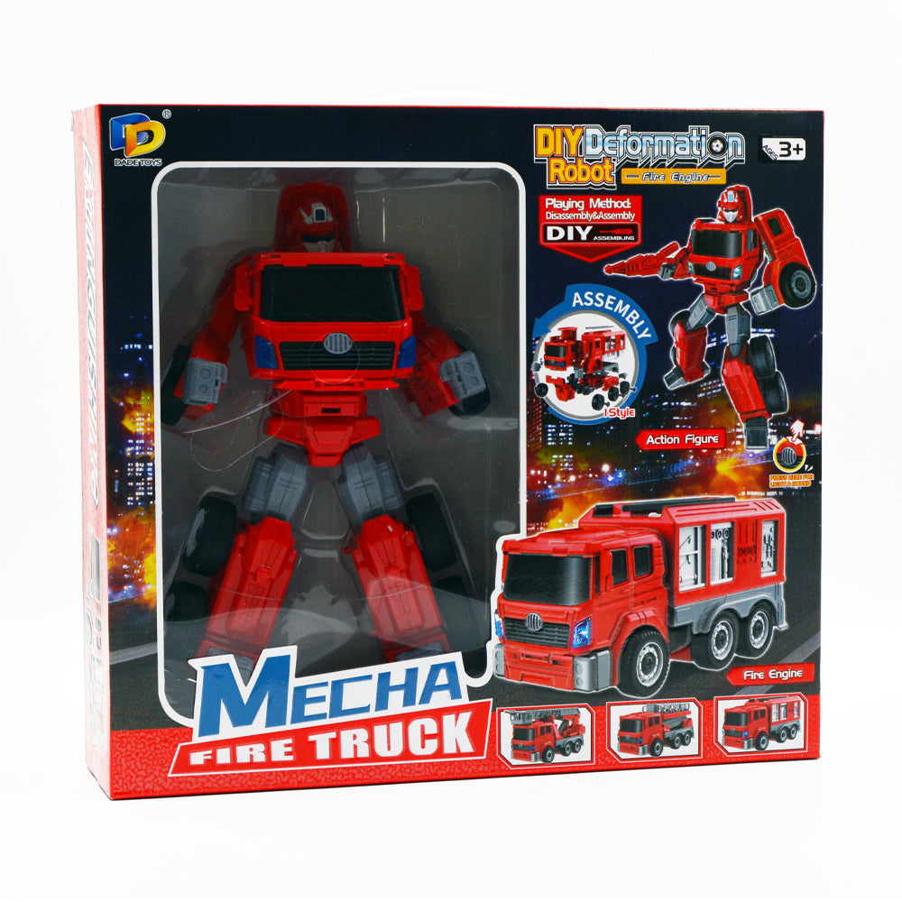 MECHA FIRE TRUCK DIY ROBOT | – Funzone