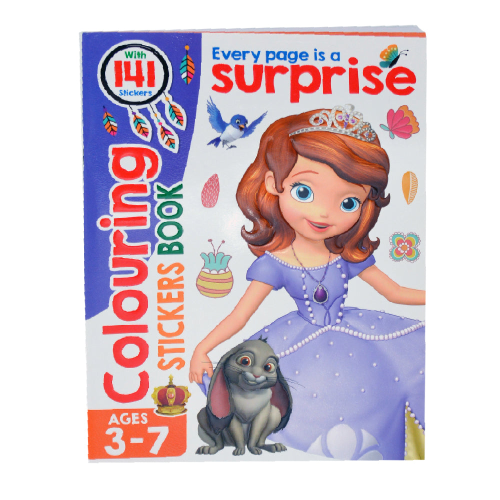 Sofia Colouring Sticker Book – Funzone