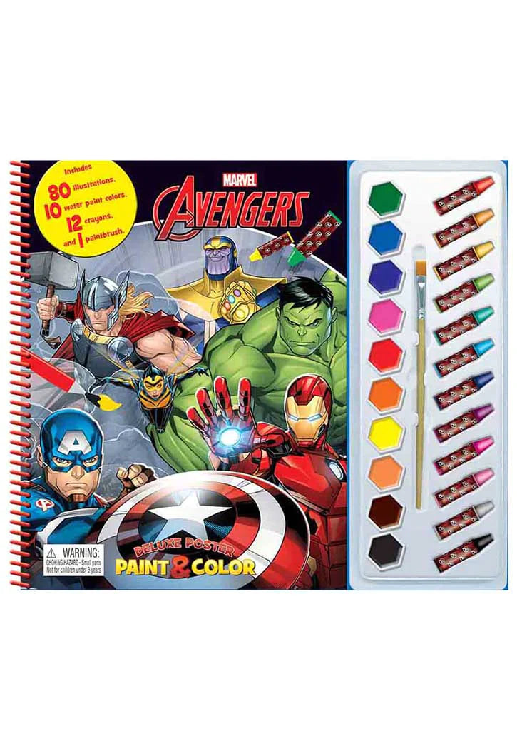 Avengers Deluxe Poster Paint & Color – Funzone
